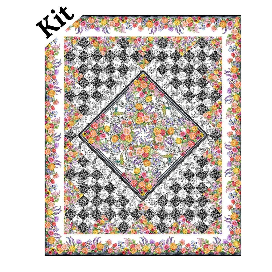 Decoupage Panel Quilt Kit by Jason Yenter for in the Beginning Fabrics ...