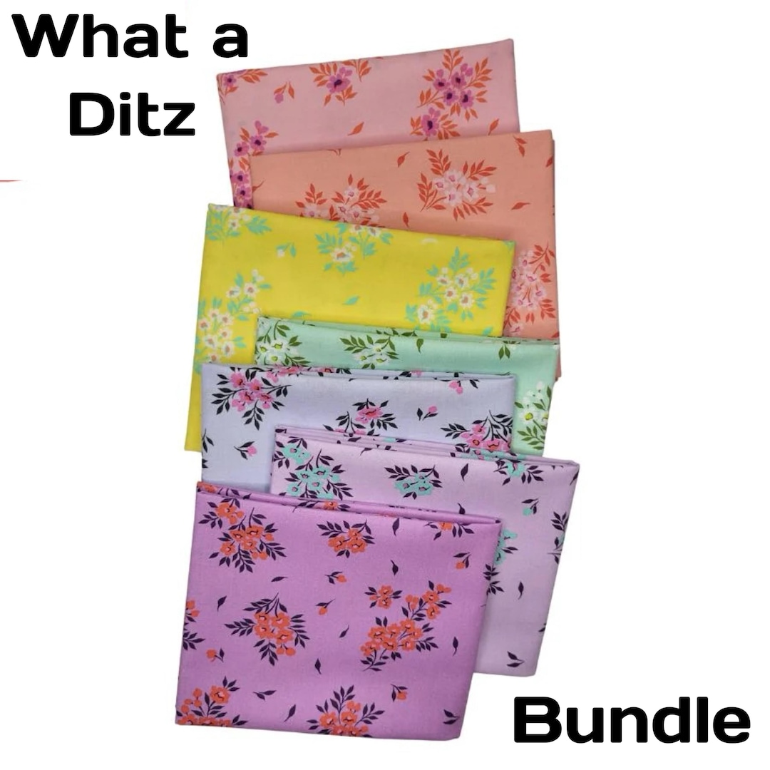 What a Ditz Yardage Bundle PREORDER - Choose 1/2 -yd or 1-yd Cuts ...