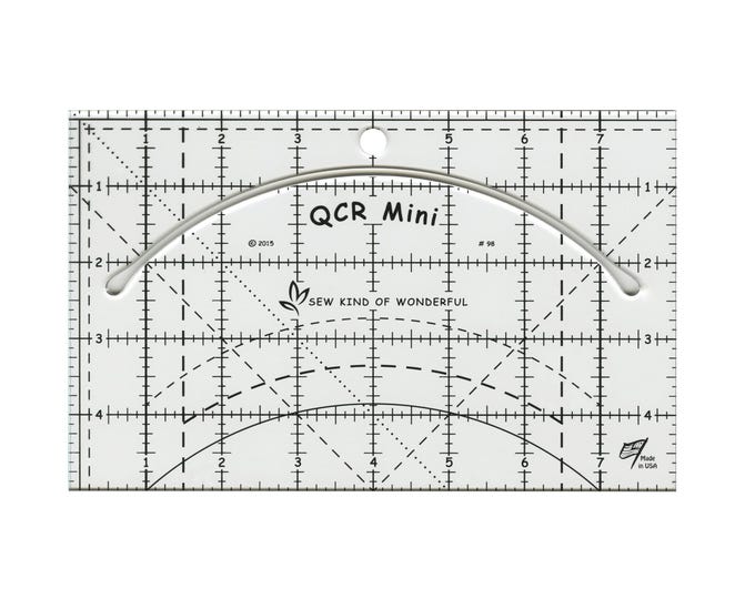 Mini Quick Curve Ruler - Sew Kind of Wonderful - QCRMINI - Etsy