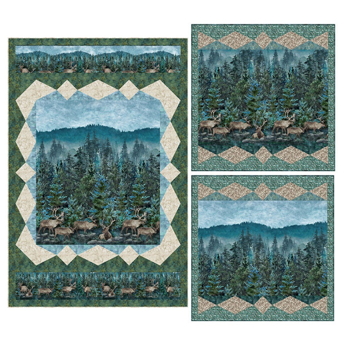 Diamond Daze Quilt Pattern - Two Sizes - Paper Pattern - Pinerose ...