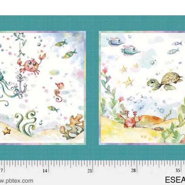 Enchanted Seas Fabric Sillier Than Sally - Etsy