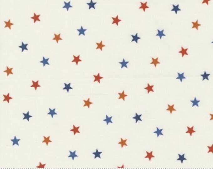 Sparse Stars Cream/multi - Sold by the Half Yard - Sunrise Side by ...