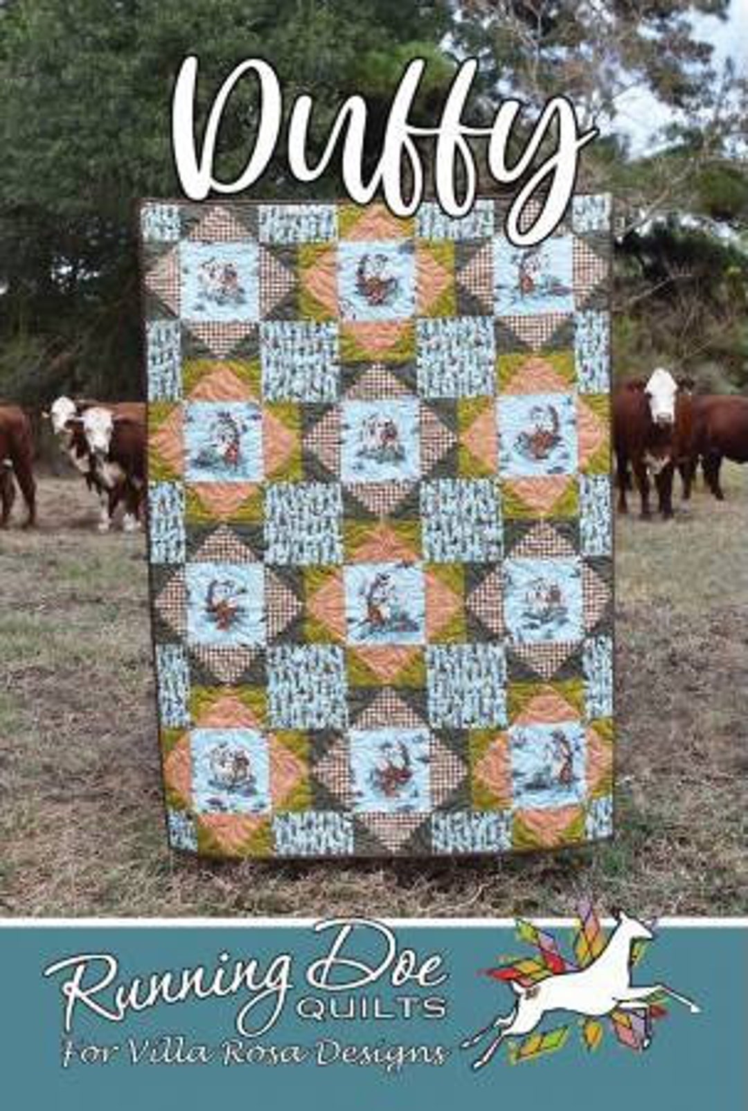 Duffy Quilt Pattern Postcard Pattern Running Doe Villa Rosa Designs ...