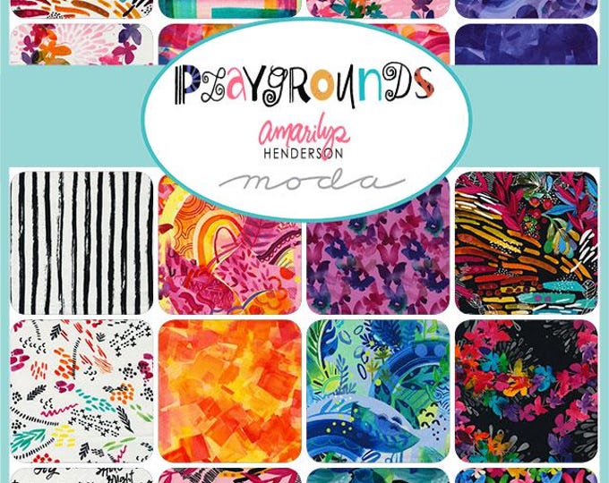 Playgrounds 5" Charm Pack - 42 Pcs - Playgrounds by Amarilys Henderson ...