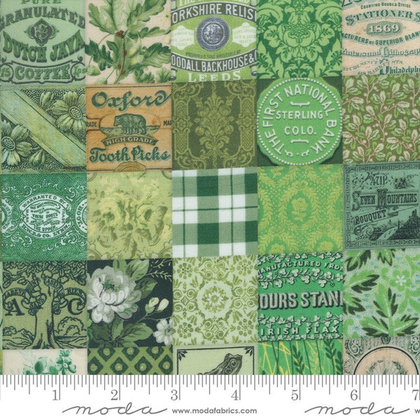Green Patchwork - Etsy