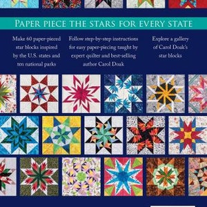 60 Fabulous Paper-pieced Stars Softcover Book Carol Doak 11556 - Etsy