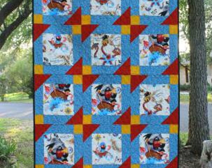 Ahoy Quilt Pattern - Postcard Pattern - Running Doe Quilts - Villa Rosa ...