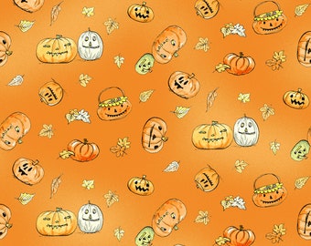 Halloween Stripe Orange - Priced by the Half Yard/cut Continuous ...