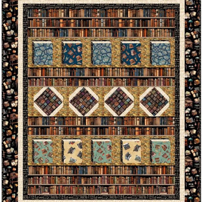 Bookshelf Quilt Pattern - Etsy