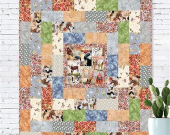 Nantucket Quilt Bundle Featuring Fabric by Tim Holtz and Pattern by ...