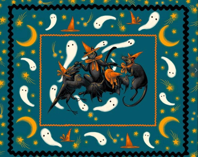 Dance Panel Black Cat Panel Ghost Panel Storybook Halloween by Rachel ...