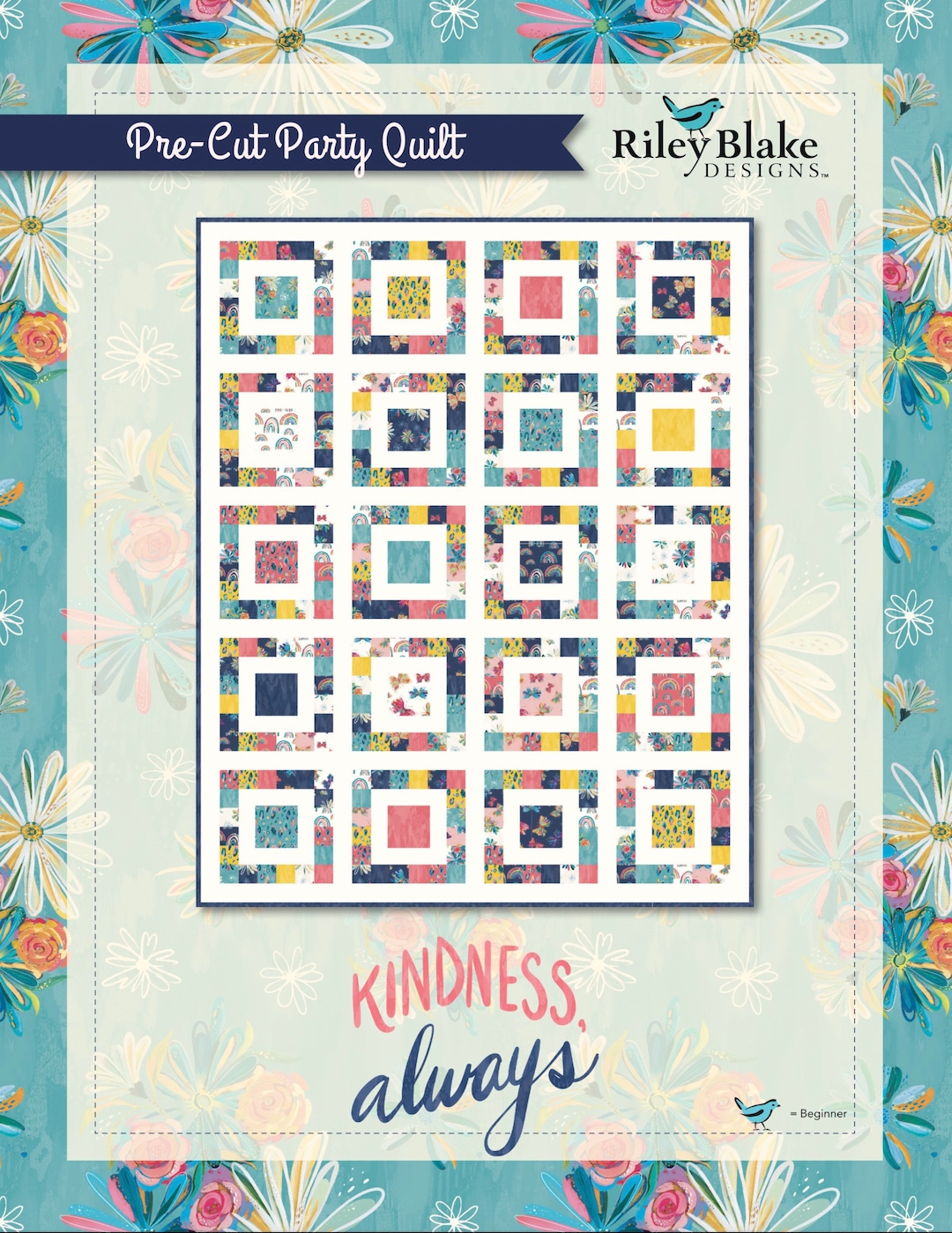 Kindness Always Precut Party Quilt KIT 58 X 72 - Etsy