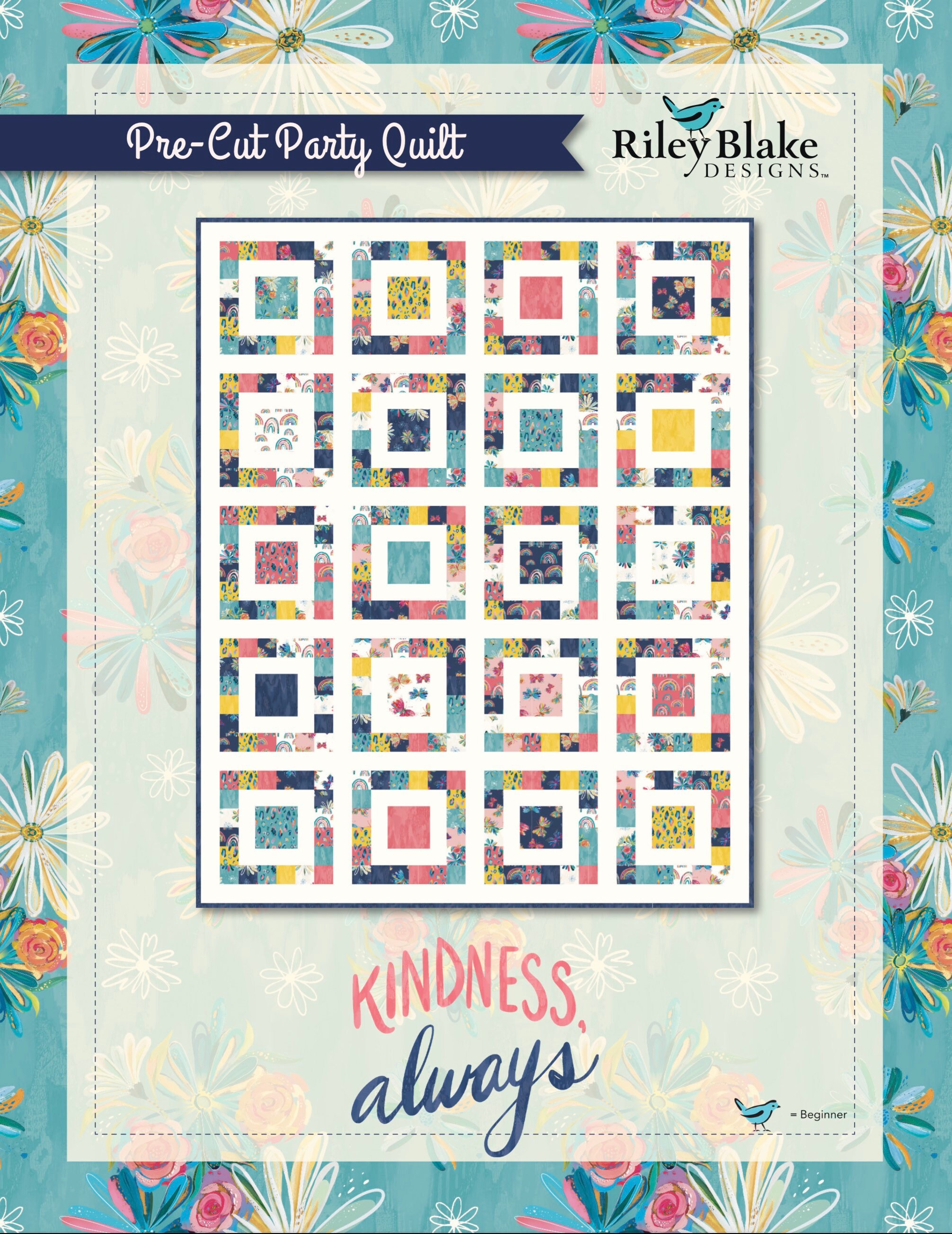 Kindness Always Precut Party Quilt KIT 58 X 72 - Etsy