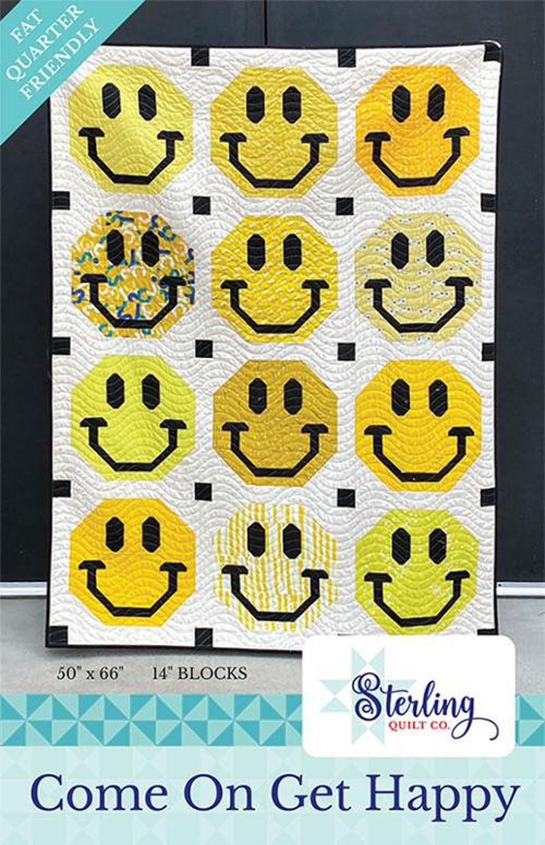 Come on Get Happy Quilt Pattern by Sterling Quilt Co - Paper Pattern ...