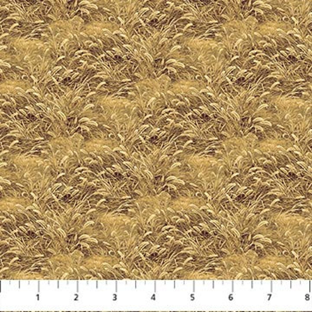 Prairie Grass Fabric Sold by the Half Yard Naturescapes by Northcott ...