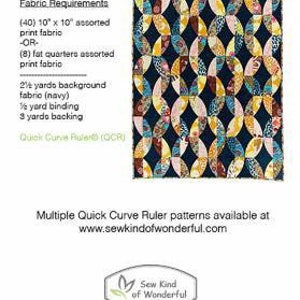 Metro Twist 40 X 55 Quick Curve Ruler Sew Kind of Wonderful Paper ...