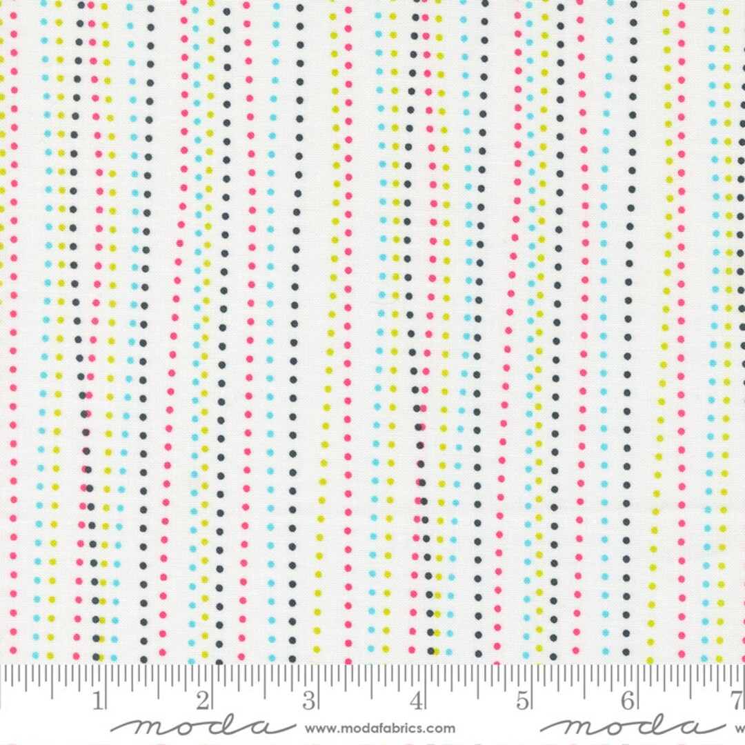 Dot to Dot Stripes in Sugar - Priced by the Half Yard - Sweet and ...