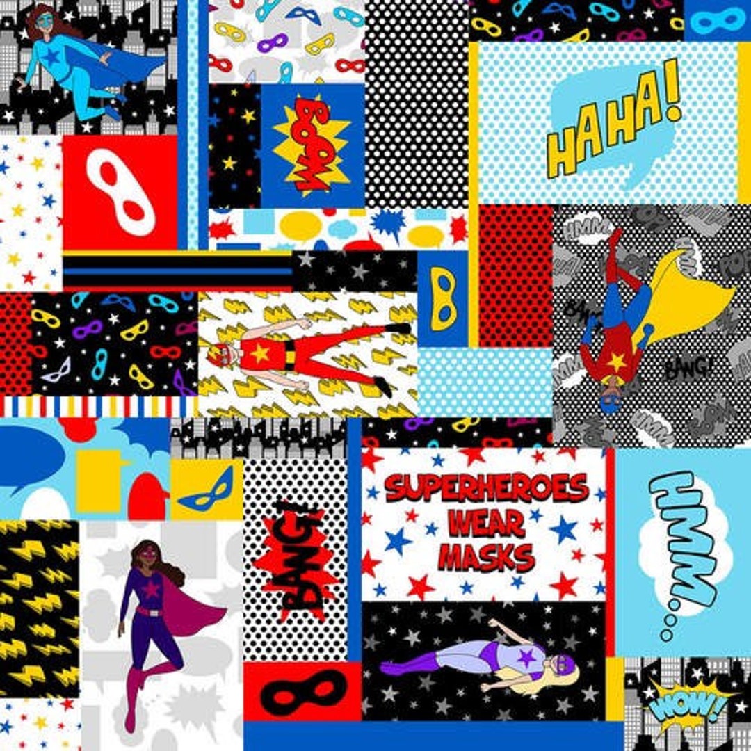 Superhero Blocks - Superheroes Wear Masks - Pencil & Ink Studios ...
