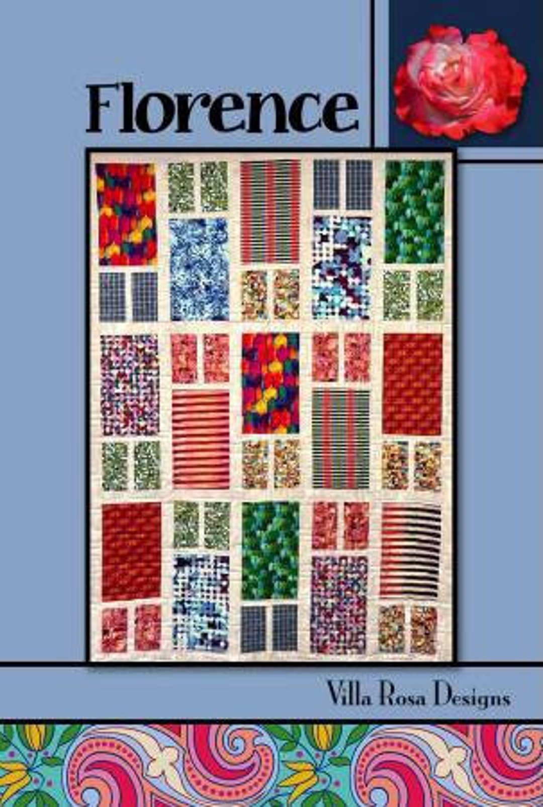 Florence Quilt Pattern - Postcard Pattern - Villa Rosa Designs ...