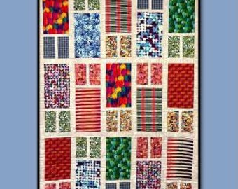 Star Queen Quilt Pattern - Postcard Pattern - Running Doe Quilts ...