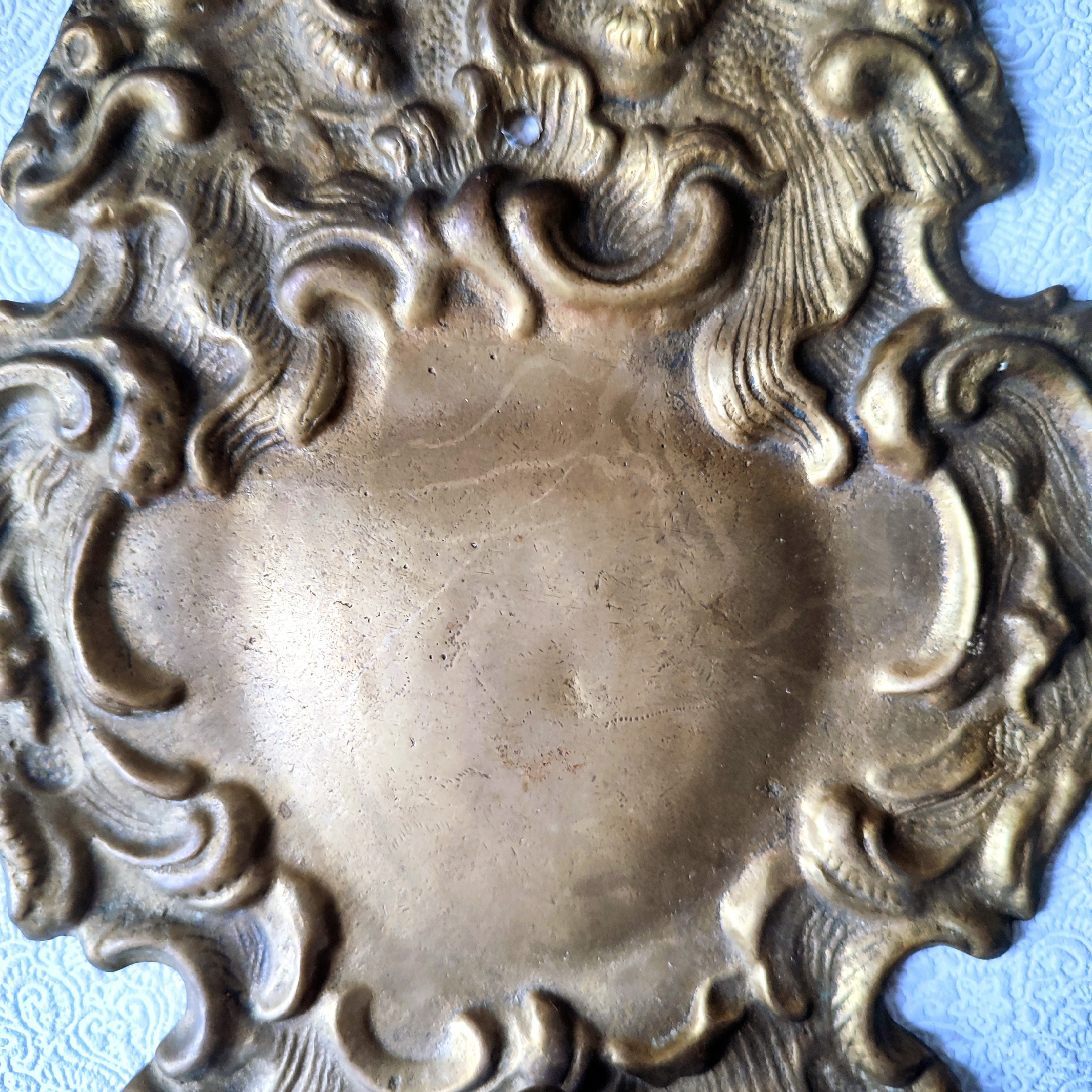 Solid Brass Wall Candle Holder Antique Victorian Candle Etsy