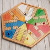 Parcheesi Board for 4 Players DOMINICAN REPUBLIC BOARD. Hand Made With ...