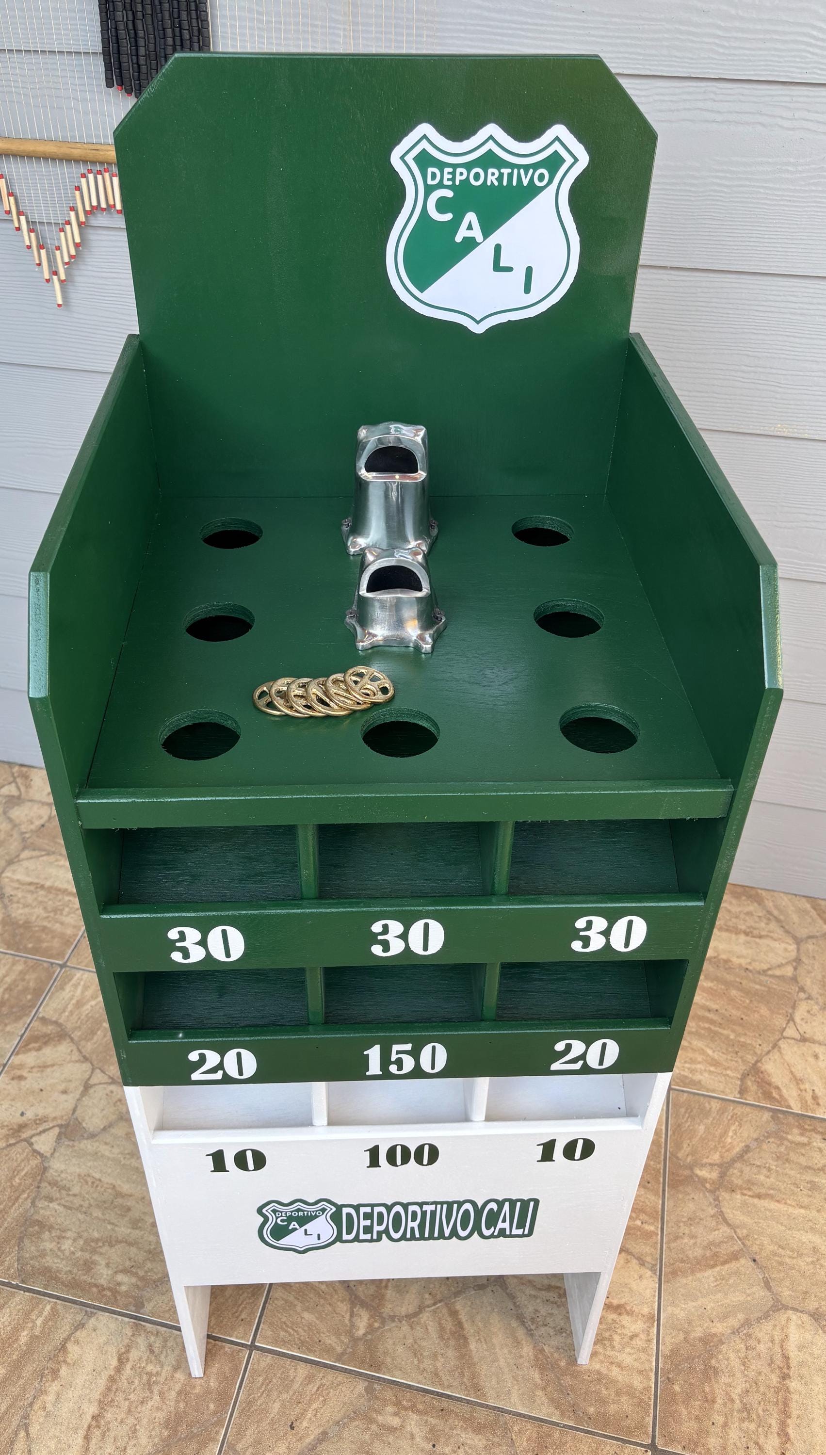 Deportivo Cali Frog Game: Colombian Sapo Game, Handmade Wood Juego De ...