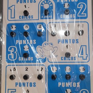 Juego De Sapo O Rana Colombiano . Colombian Game. Free Pick up for ...