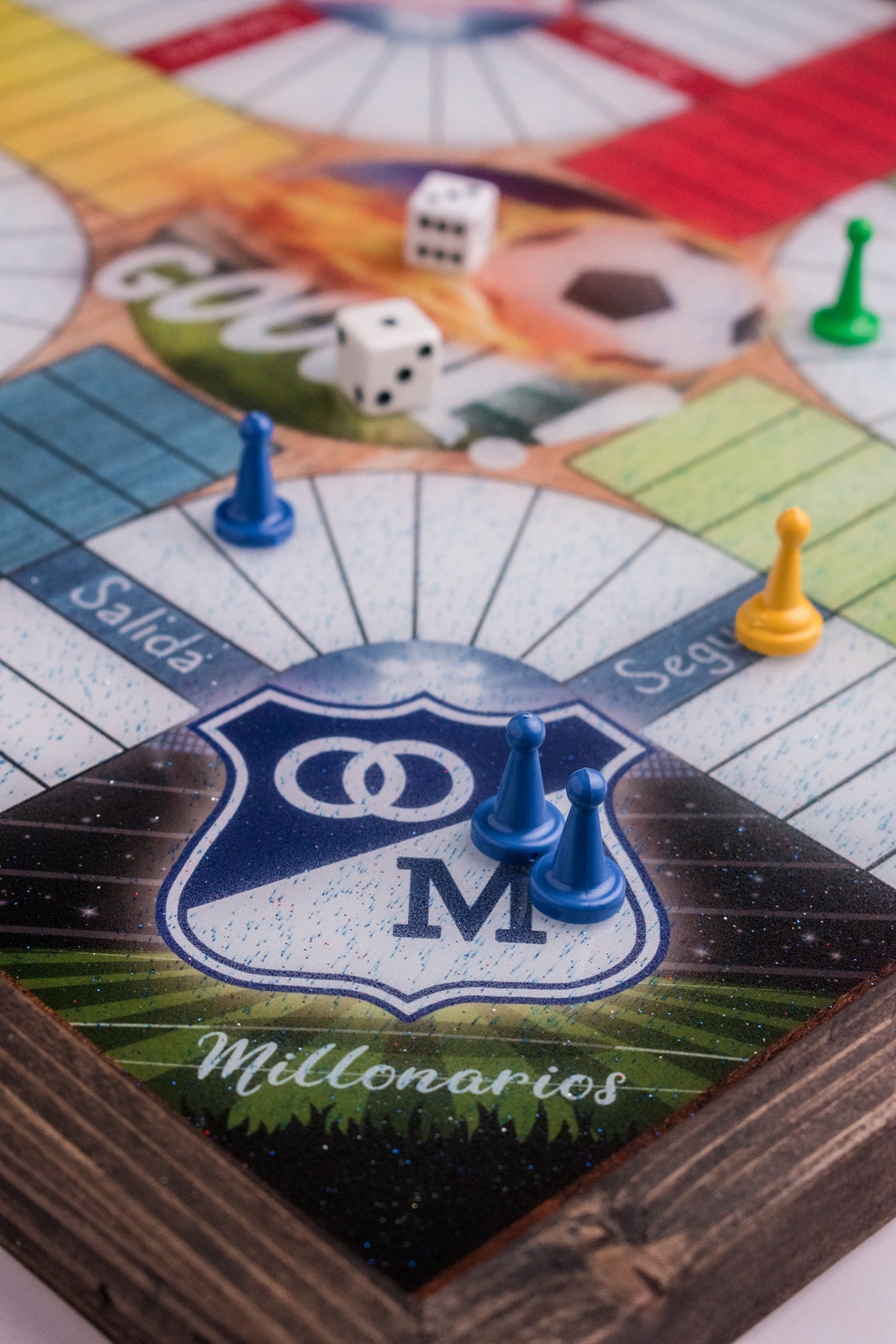 Parcheesi Board for 4 Players COLOMBIAN SOCCER Teams Board . - Etsy