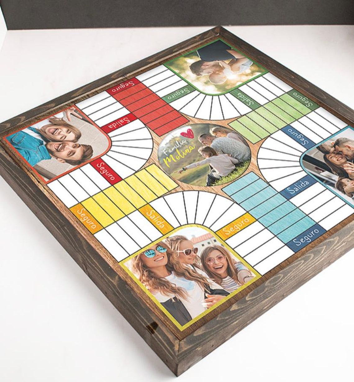 Parcheesi Board for 4 Players CUSTOM BOARD. You Choose Your - Etsy