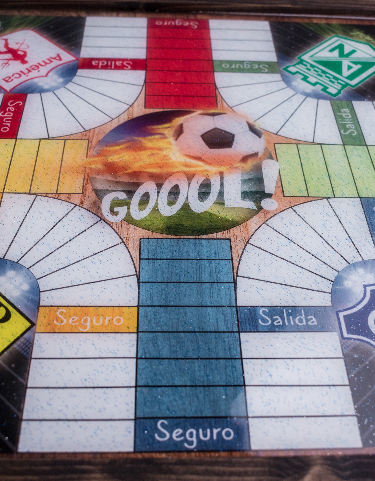 Parcheesi Board for 4 Players COLOMBIAN SOCCER Teams Board . - Etsy
