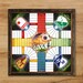 Parcheesi Board for 4 Players COLOMBIAN SOCCER Teams Board . Hand Made ...