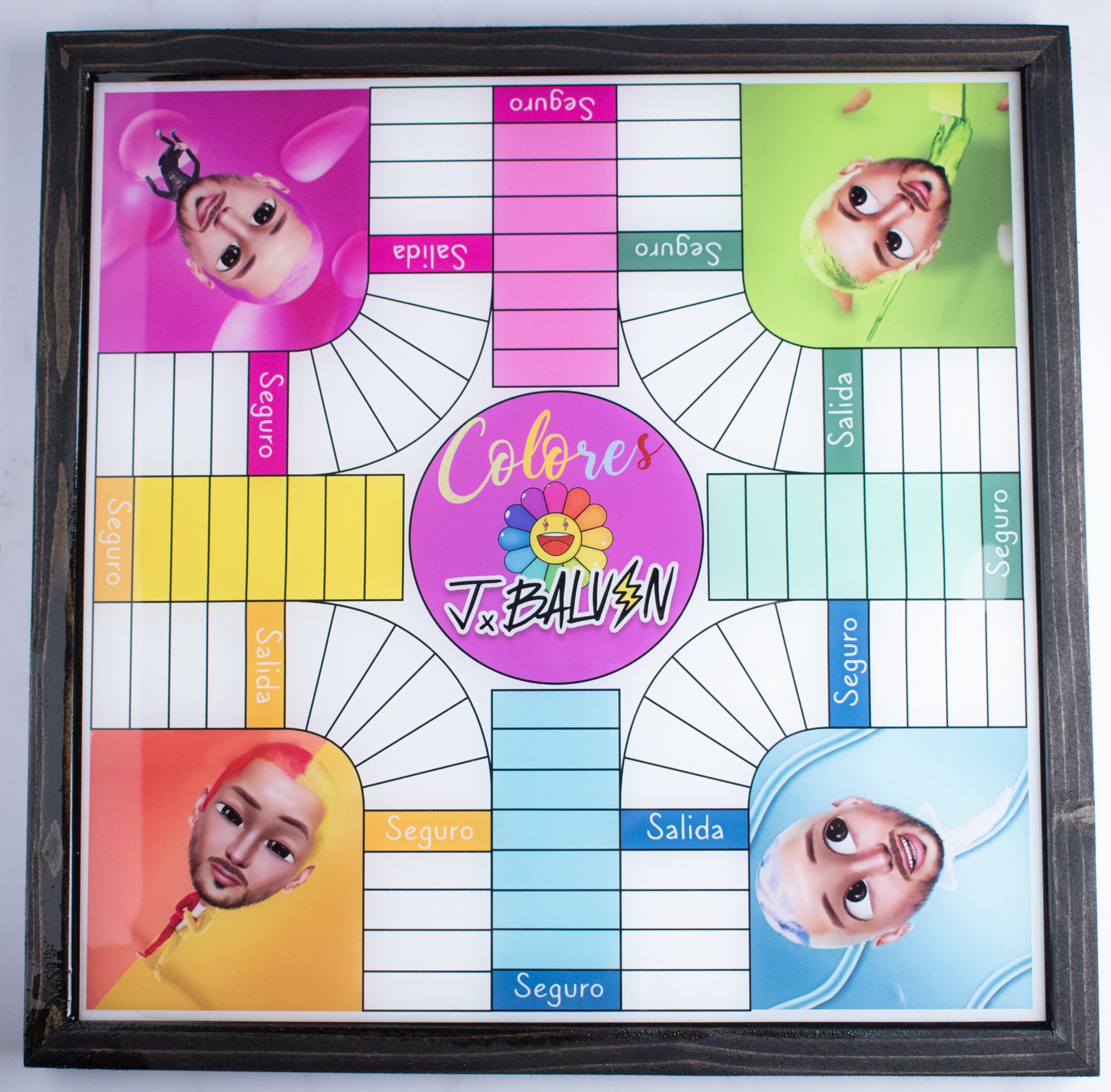 Parcheesi Board for 4 Players - CUSTOM BOARD. You Choose Your Own ...