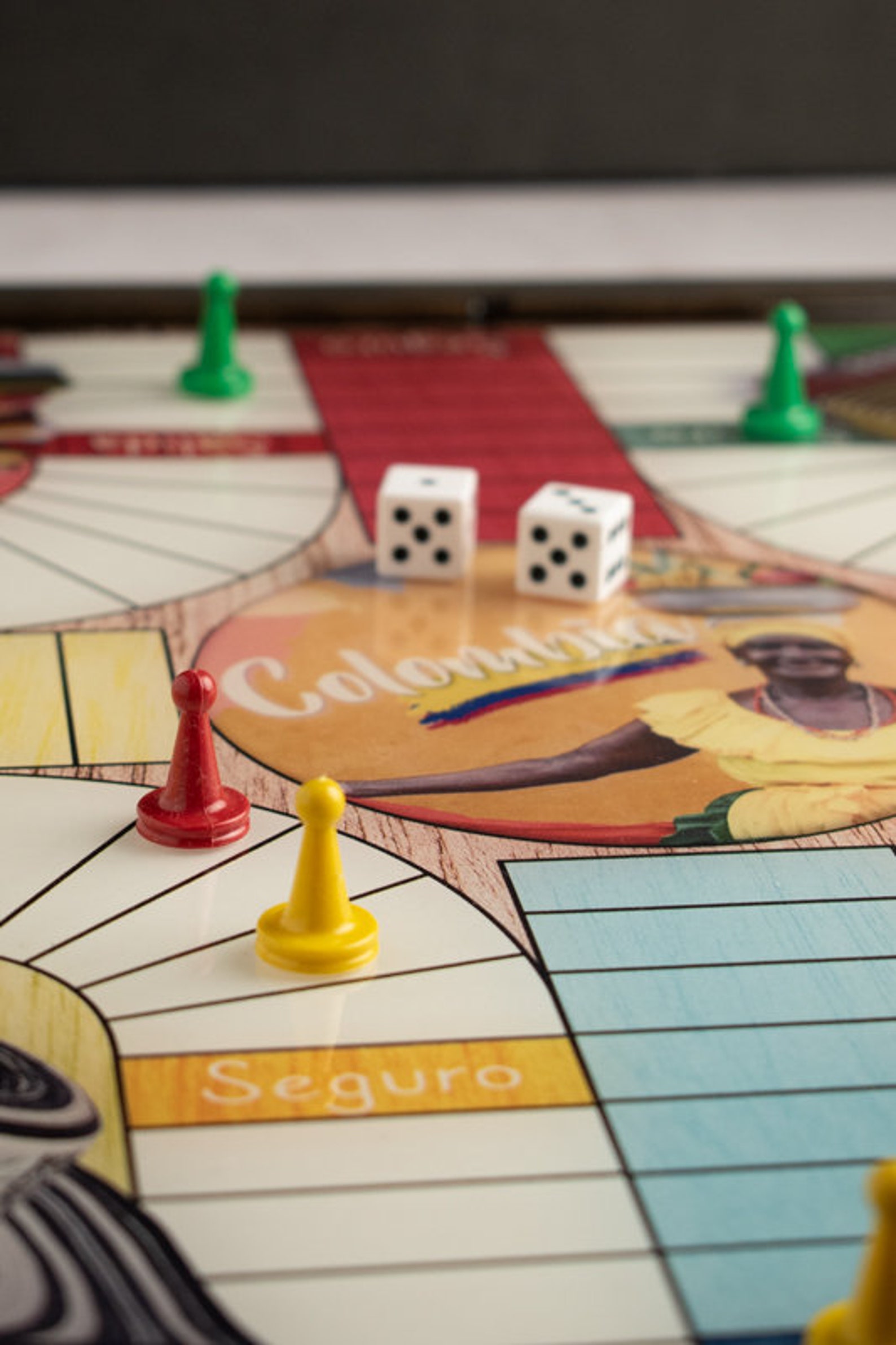 Parcheesi Board for 4 Players - SPAIN CLASSIC BOARD. Hand Made With ...