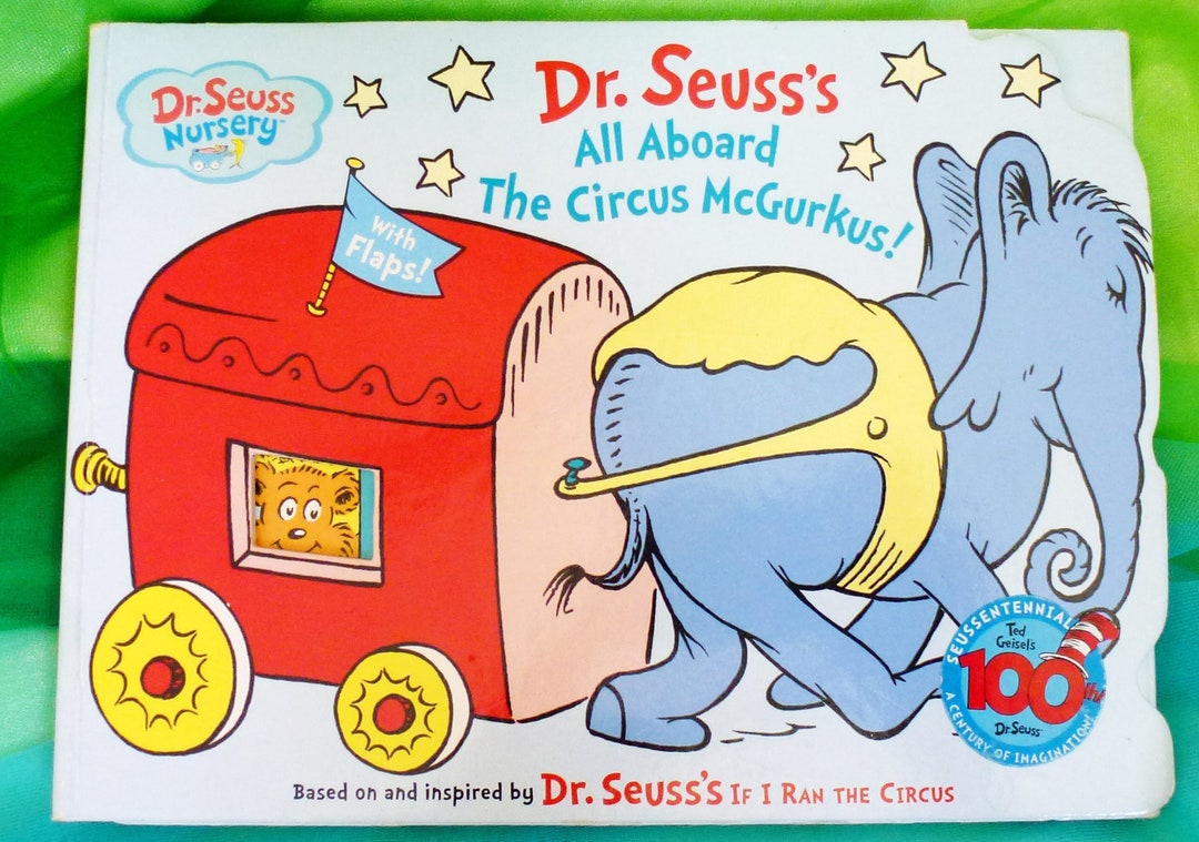 Dr Seuss 'all Aboard the Circus Mcgurkus!' Fun Hardboard Bright ...
