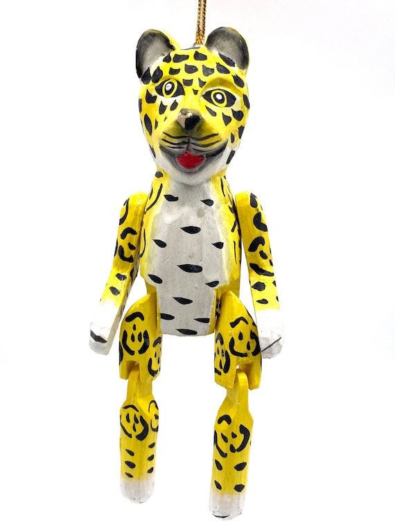 Cheetah Puppet Christmas Tree Ornament | Etsy