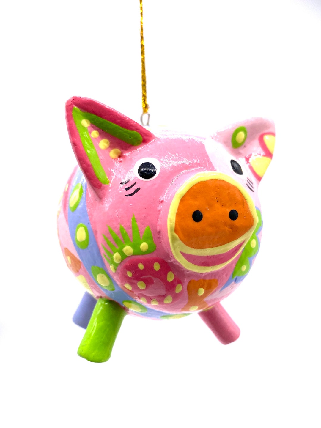 Modern Pig Christmas Tree Ornament - Etsy