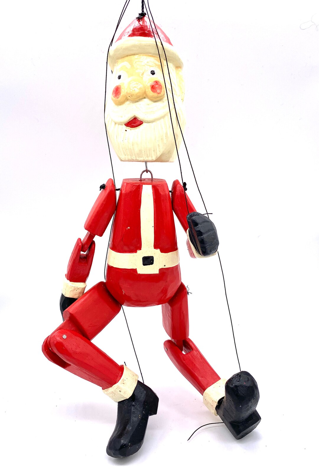 Large Santa Marionette - Etsy