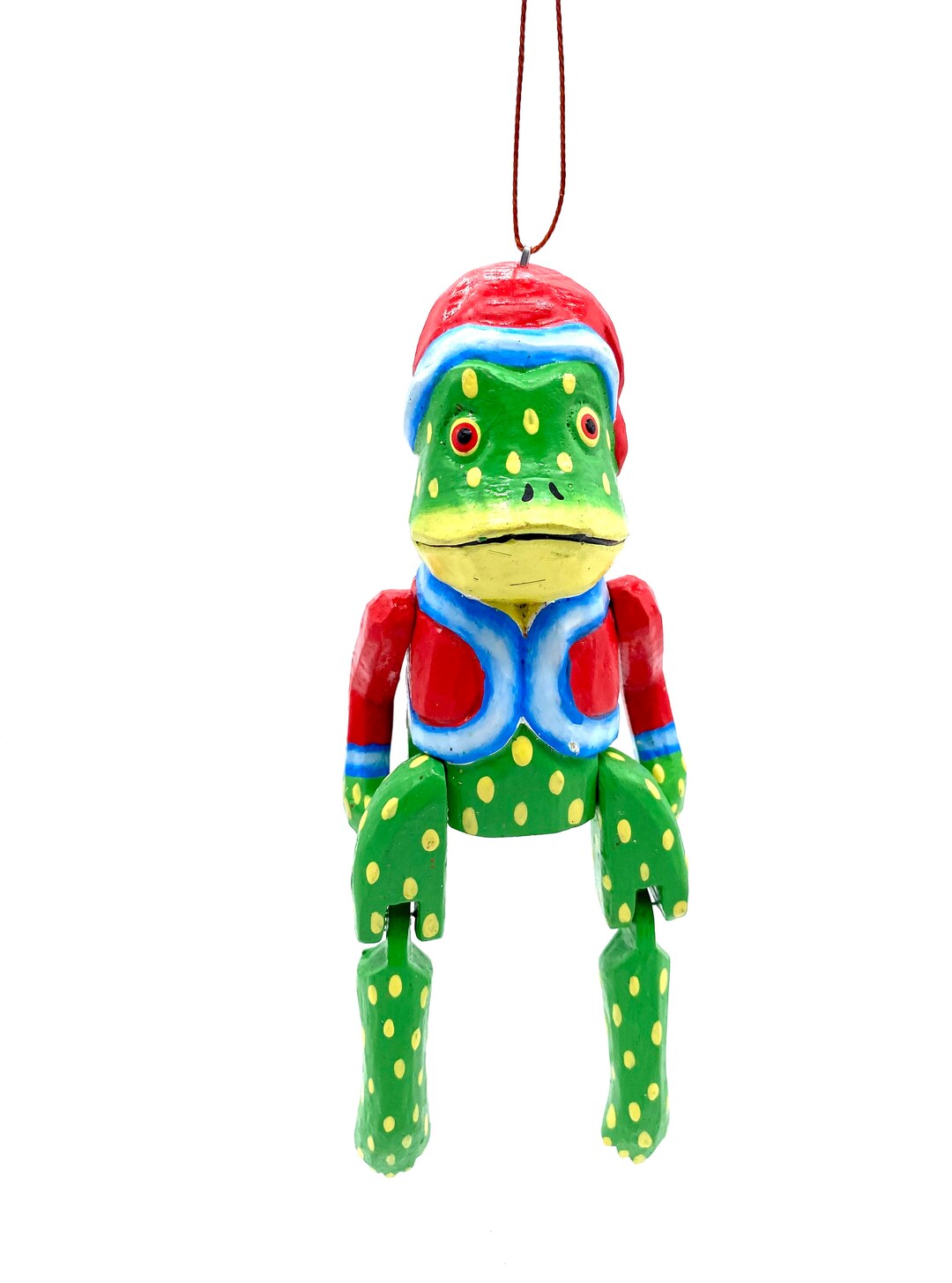 Santa Frog Christmas Tree Ornament - Etsy