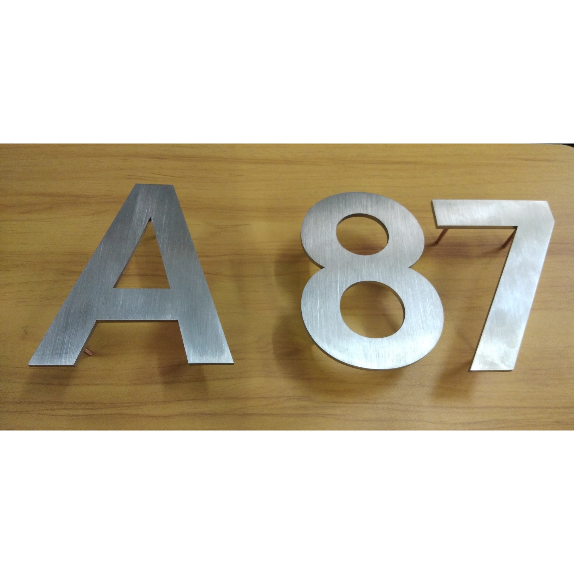 Stainless Steel Modern House Number | Contemporary Numbers | House ...