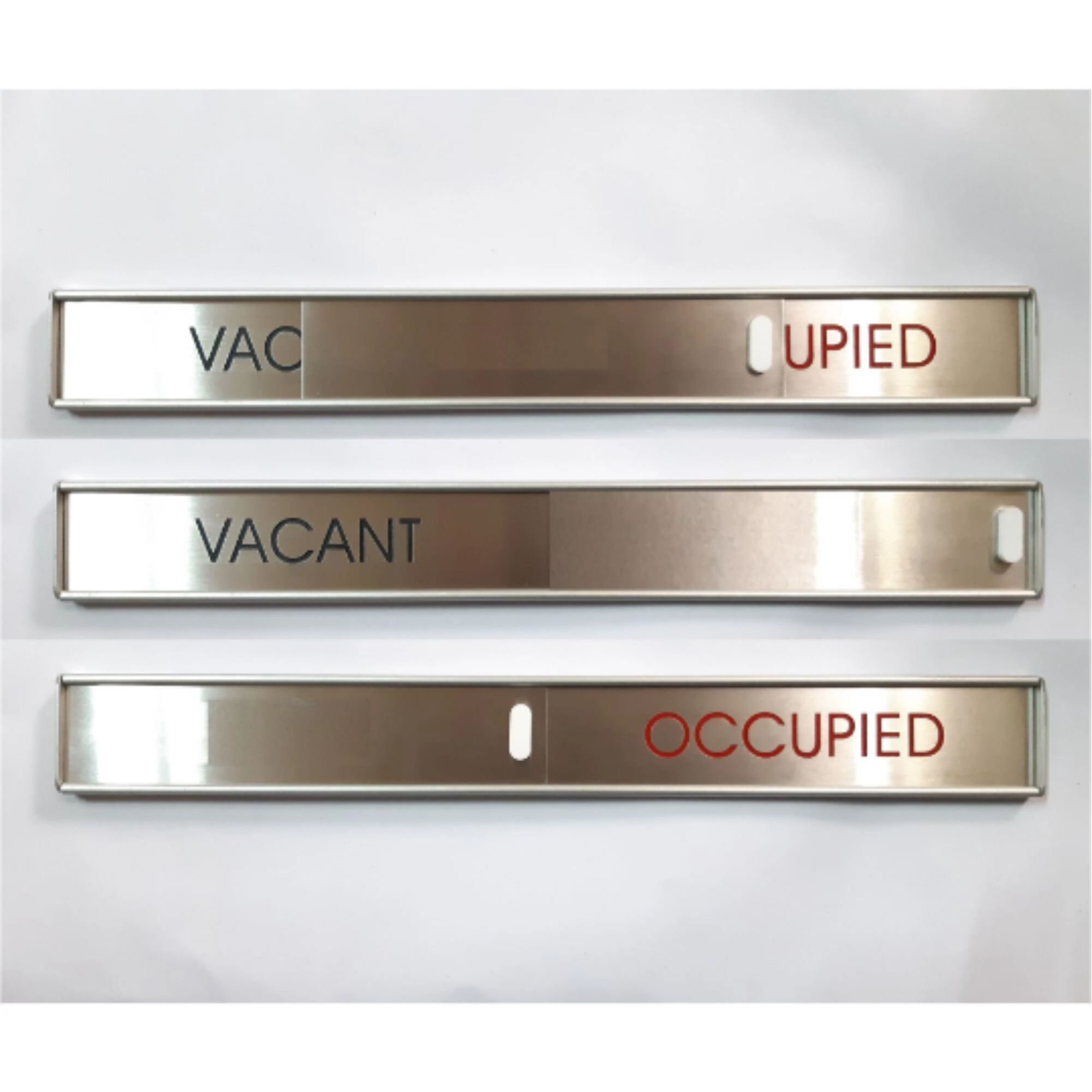 Meeting / Conference / Room VACANT / OCCUPIED Slider Door Nameplate ...