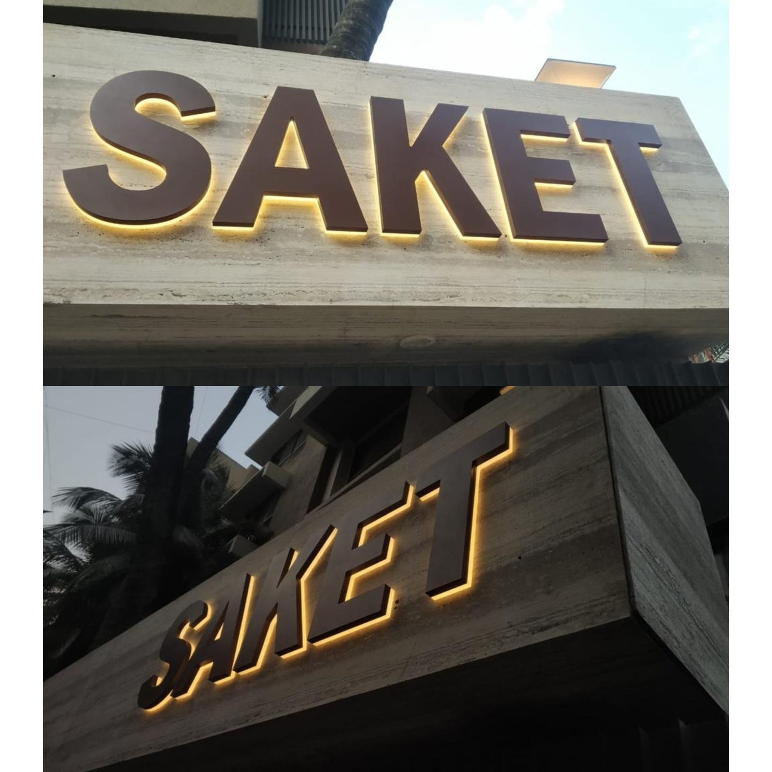 Back Lit Signs Custom LED Logo & Letters Wall Art Décor Emblem Signs 3D ...