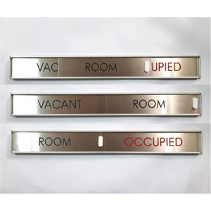 Buy Meeting / Conference / Room VACANT / OCCUPIED Slider Door Nameplate ...