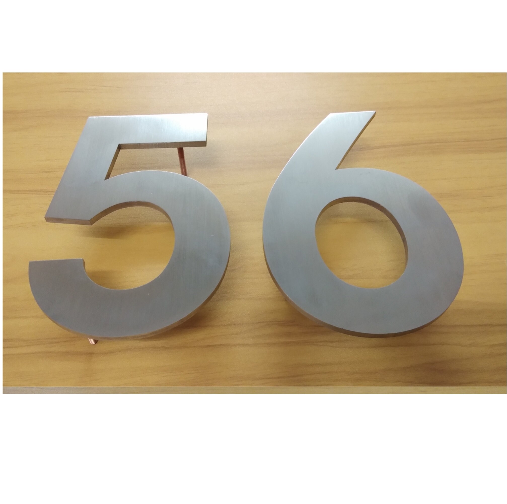 Stainless Steel Modern House Number | Contemporary Numbers | House ...