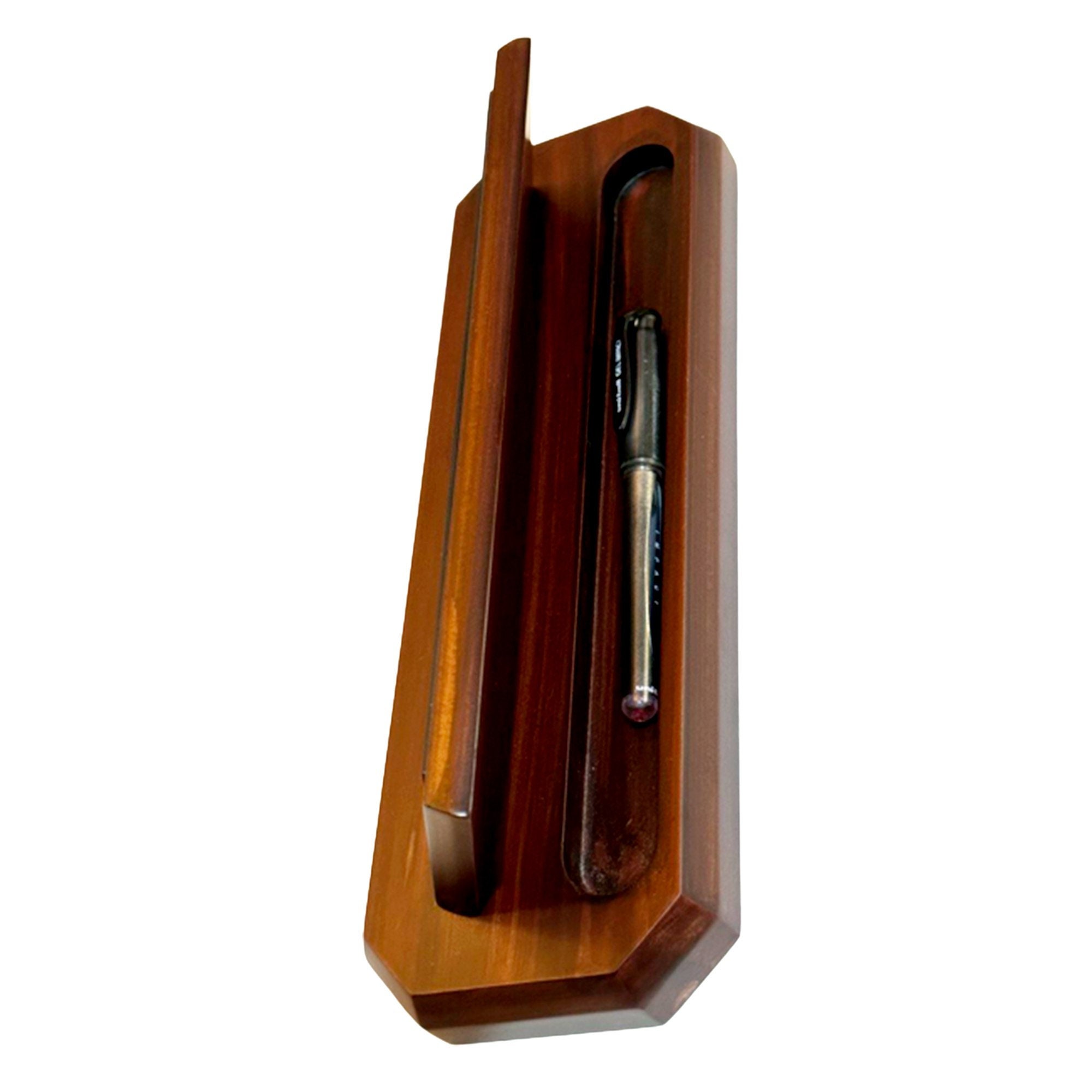 Executive Personalized Desk Name Plate, Pen Holder, Custom Engraved ...