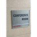 Conference Room AVAILABLE / OCCUPIED Slider Door Nameplate Silver ...