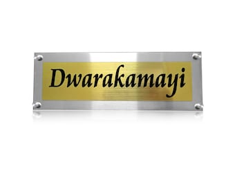 Engraved Bronze Nameplate - Etsy