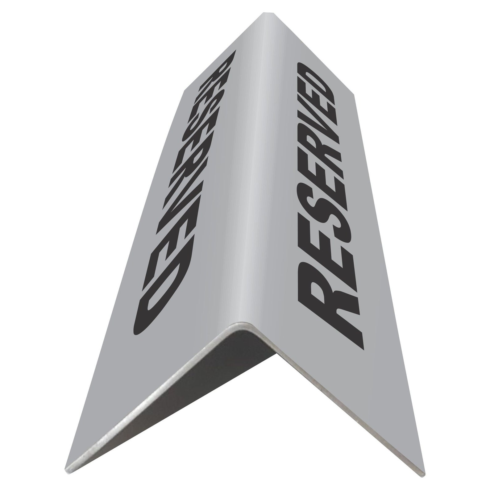 Stainless Steel Tented Event Place Free Standing RESERVED Table Top ...