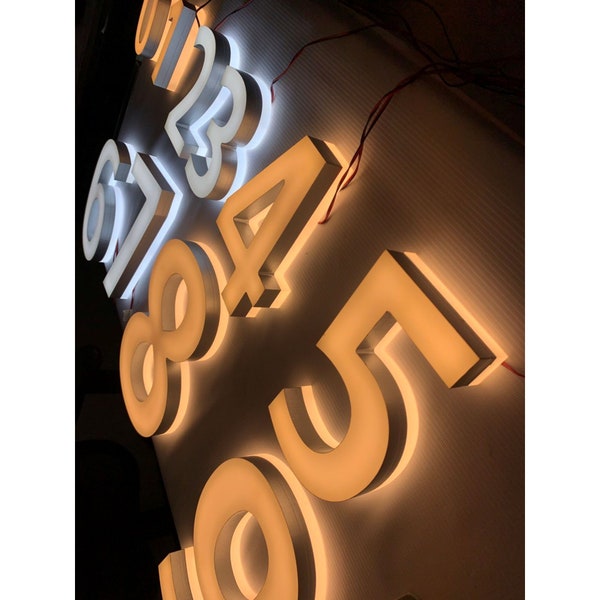 Led House Number - Etsy