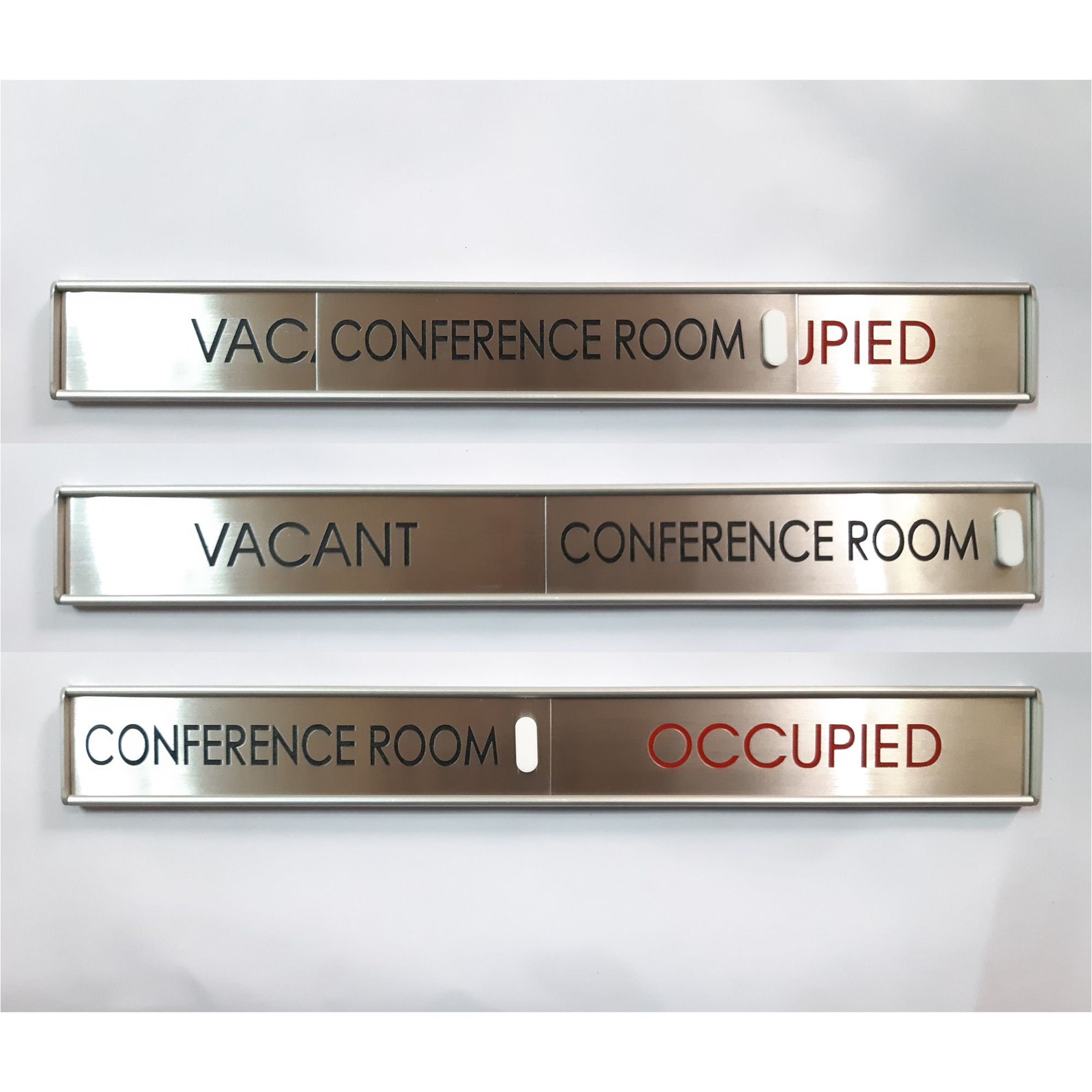 Meeting / Conference / Room VACANT / OCCUPIED Slider Door - Etsy India